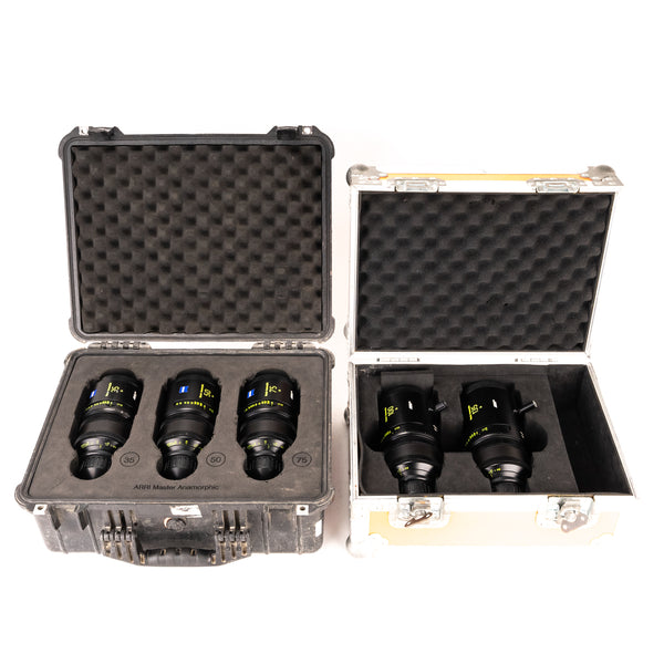 ZEISS Master Anamorphic Lens Set 35mm 50mm 75mm 100mm 135mm Case Inclu ...